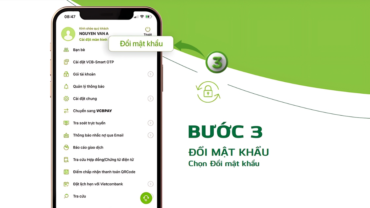 Cách lấy lại mật khẩu Vietcombank chi tiết đơn giản